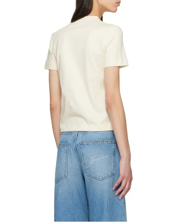 Jacquemus Le T-shirt Gros Grain T-shirt - Light Beige