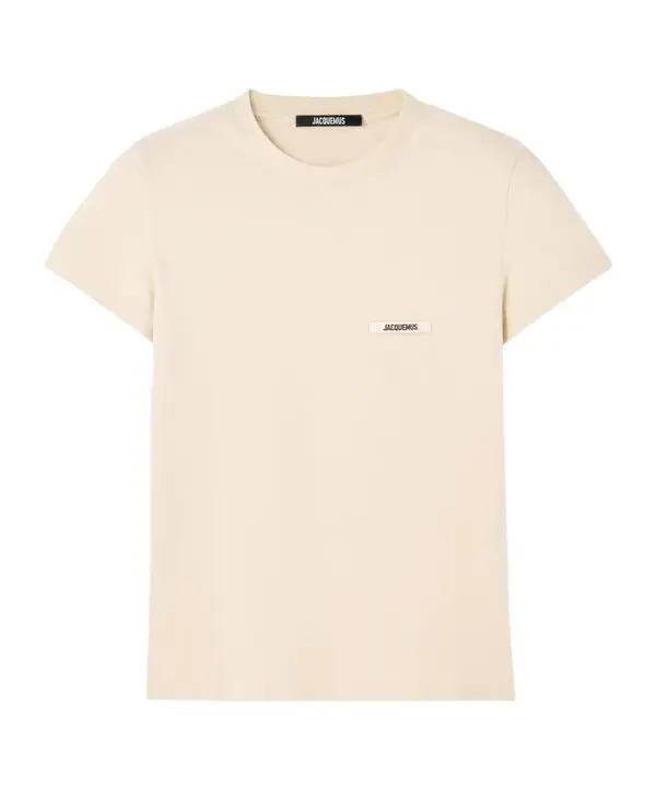 Jacquemus Le T-shirt Gros-grain Logo T-shirt - Pink