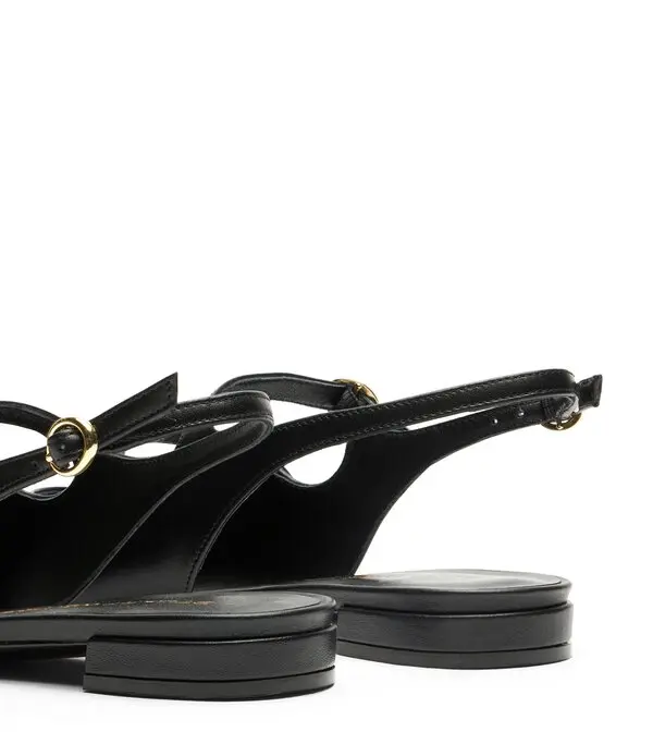 STUART WEITZMAN Benni Mj Slack-heeled Shoes - Black