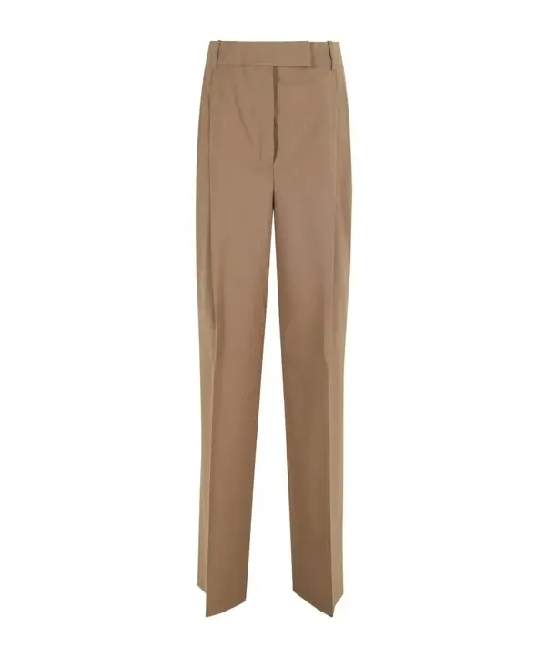 RÓHE Mid-rise Tailored Pants - Brown