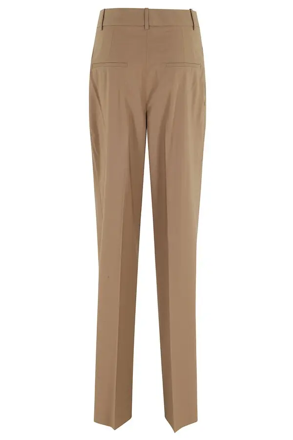 RÓHE Mid-rise Tailored Pants - Brown