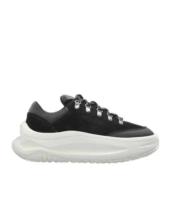 Moon Boot Low Top Sneakers With Thick Sole - Black