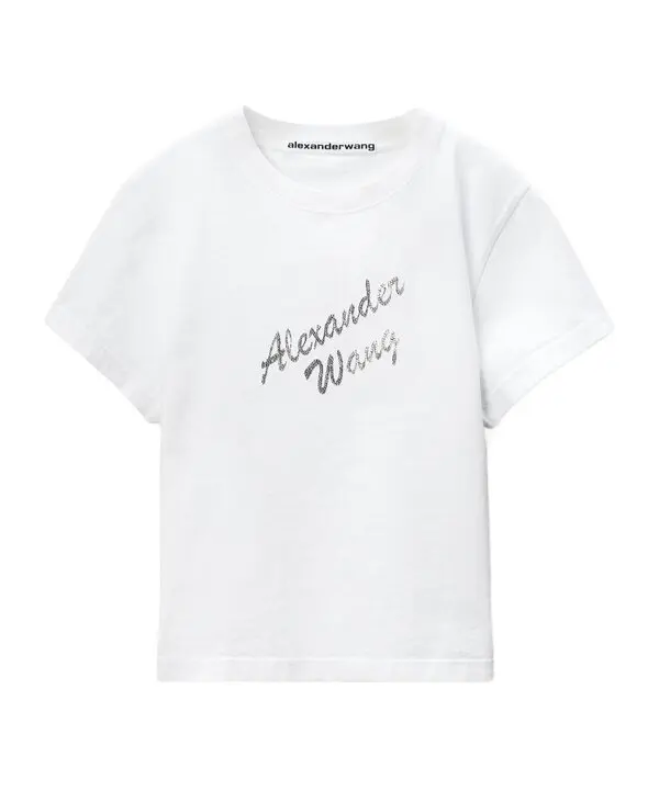 Alexander Wang Logo Embellished Crewneck T-shirt