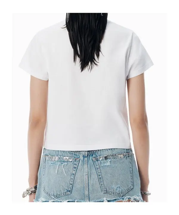 Alexander Wang Logo Embellished Crewneck T-shirt