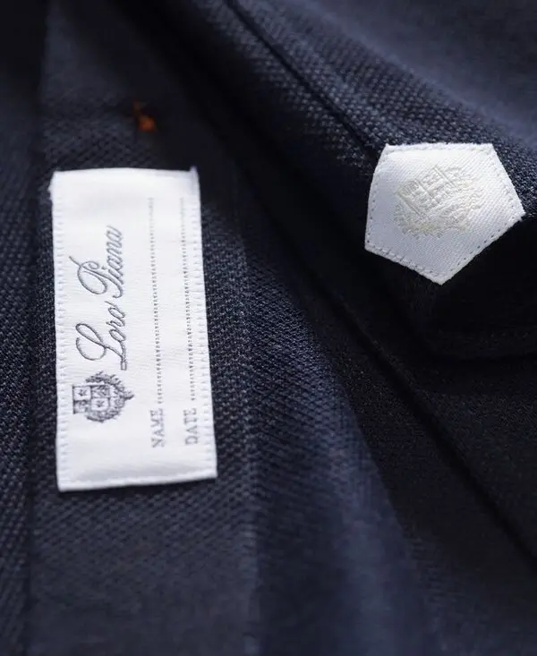 Loro Piana Navy Blue Classic Button Shirt