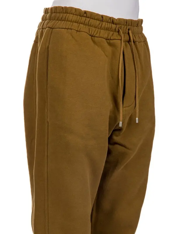 Saint Laurent Drawstring Slim Fit Pants - Brown