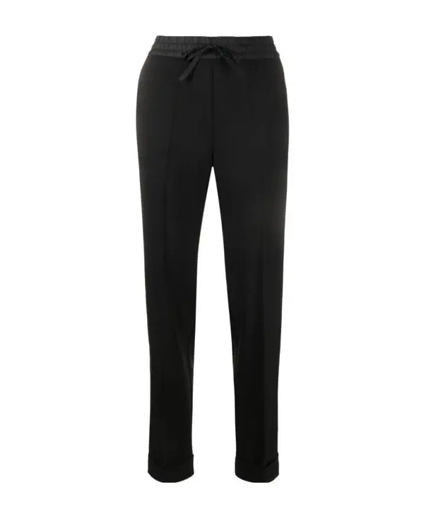 P.a.r.o.s.h Drawstring Straight-leg Trousers - Black