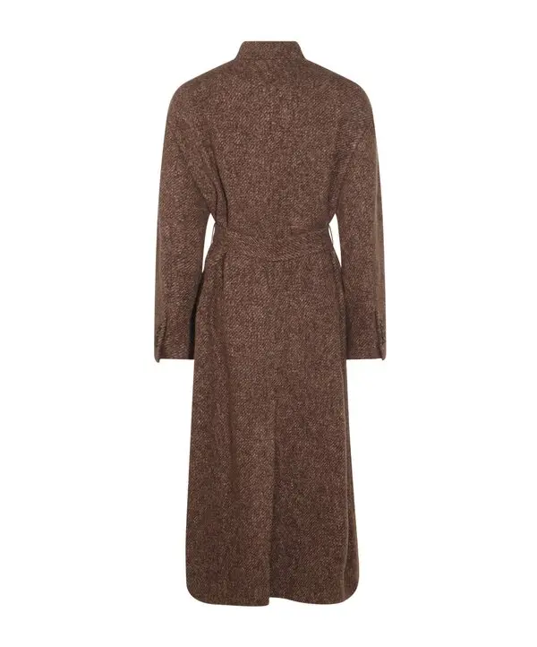 Brunello Cucinelli Single-breasted Belted Coat