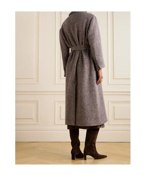 Brunello Cucinelli Single-breasted Belted Coat