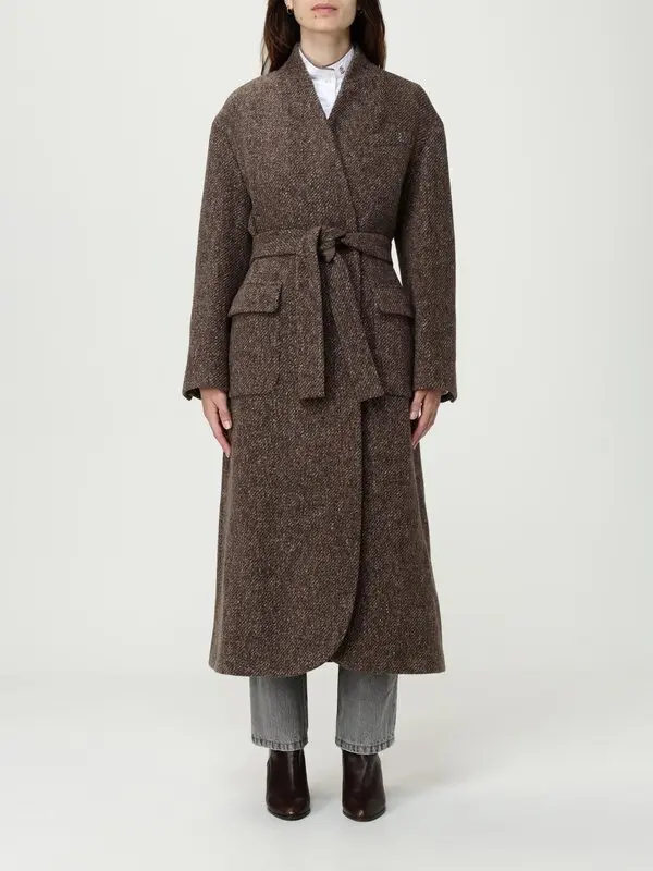 Brunello Cucinelli Single-breasted Belted Coat