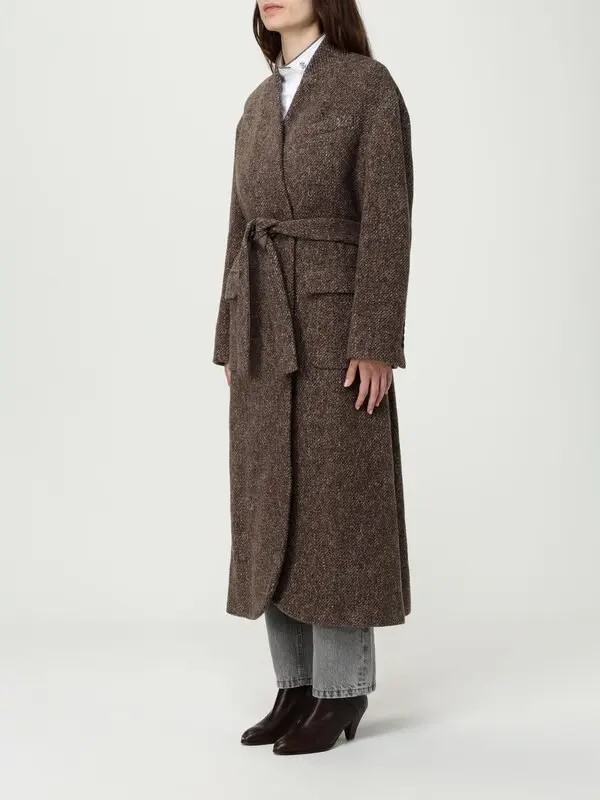 Brunello Cucinelli Single-breasted Belted Coat