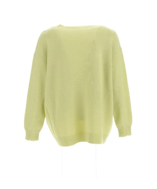 Max Mara Wool And Cashmere Interwoven Letter Pullover - Nude