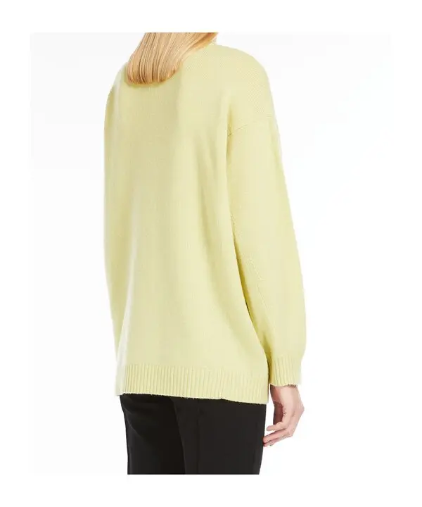 Max Mara Wool And Cashmere Interwoven Letter Pullover - Nude