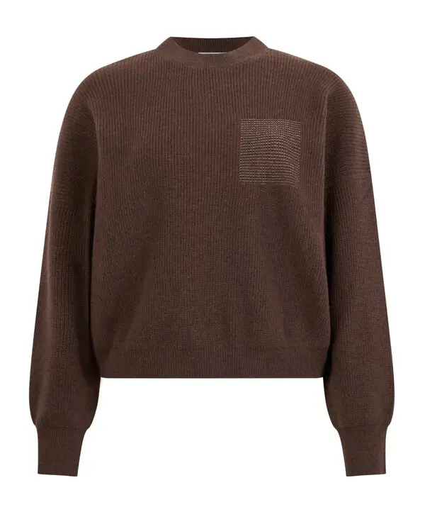 Peserico Textured Pocket Knitted Sweater