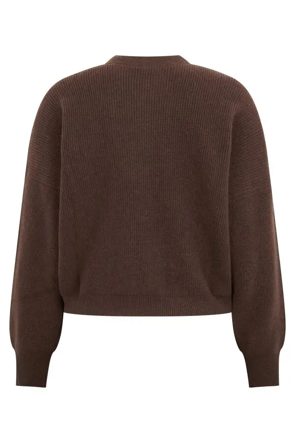 Peserico Textured Pocket Knitted Sweater