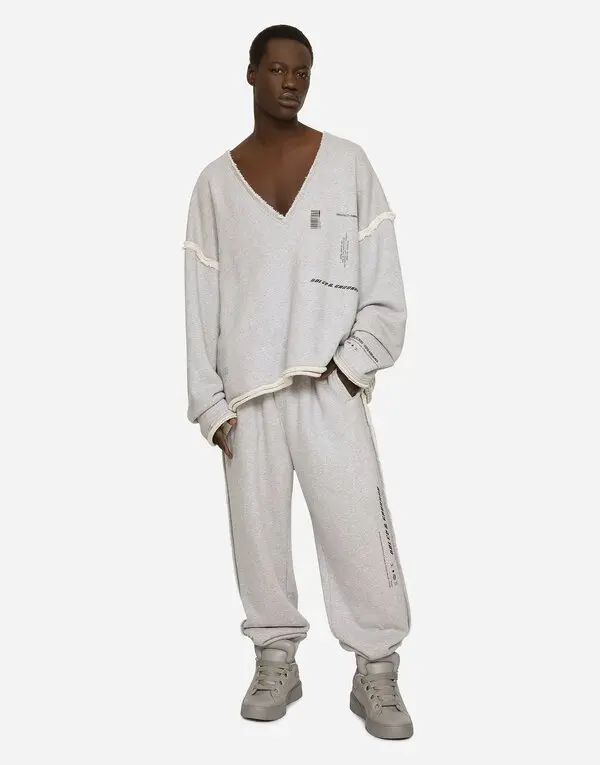 Dolce & Gabbana Logo-print Cotton Track Pants