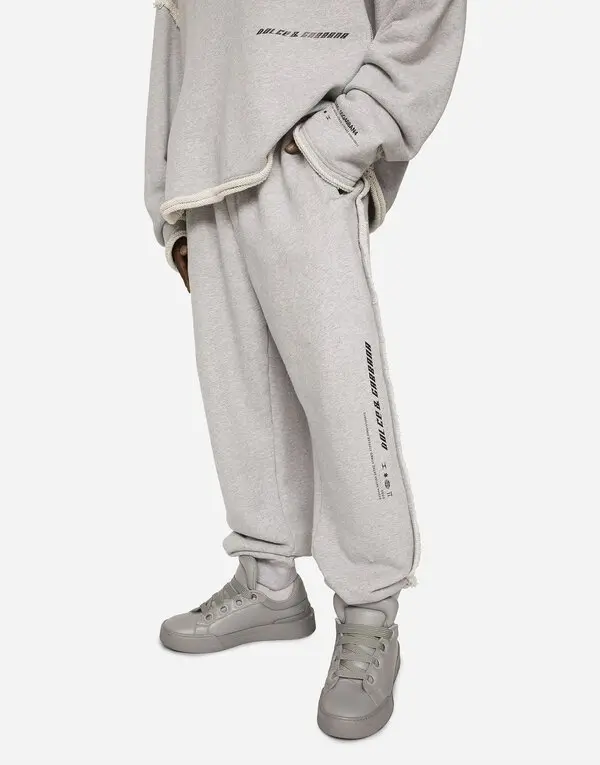Dolce & Gabbana Logo-print Cotton Track Pants