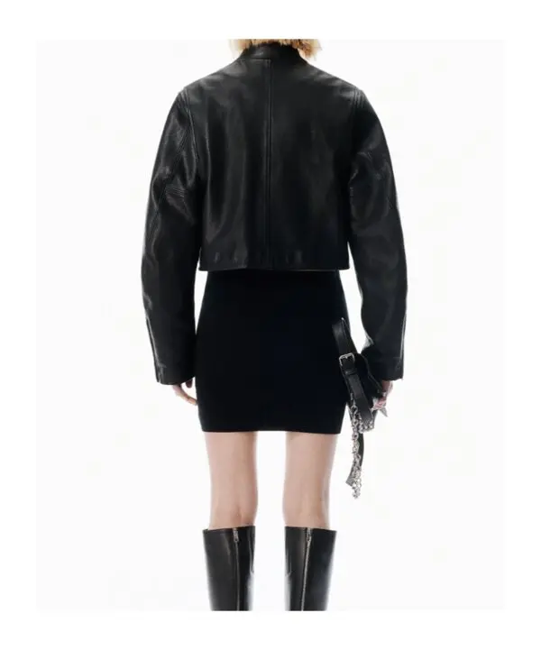 Alexander Wang Logo-patch Knitted Mini Skirt - Black