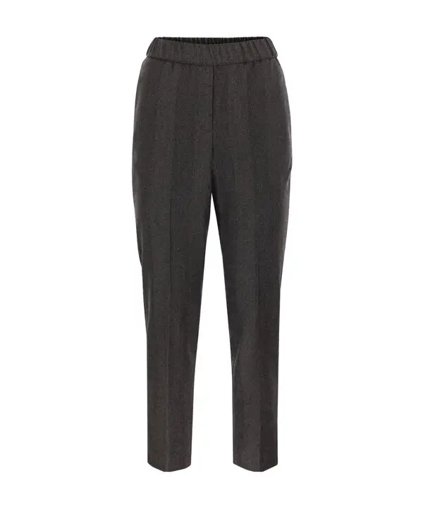 Peserico Elasticated Waistband Tailored Pants