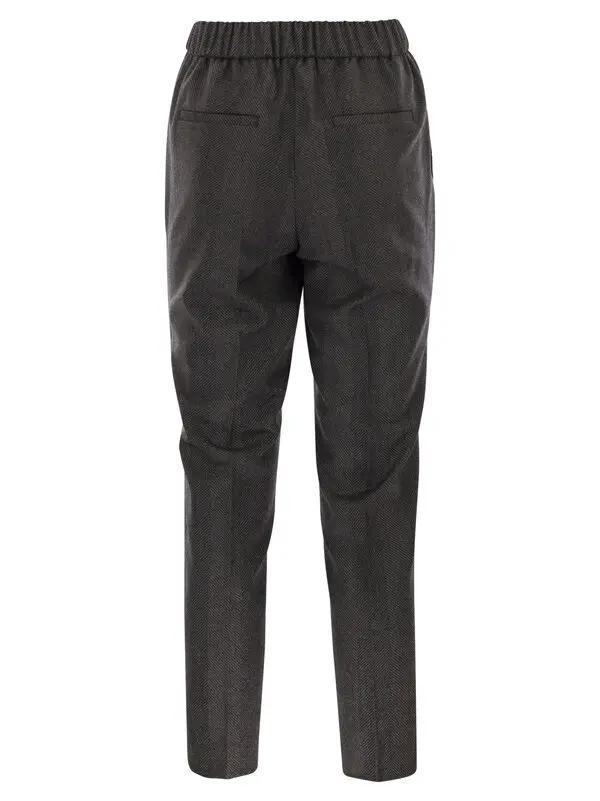 Peserico Elasticated Waistband Tailored Pants