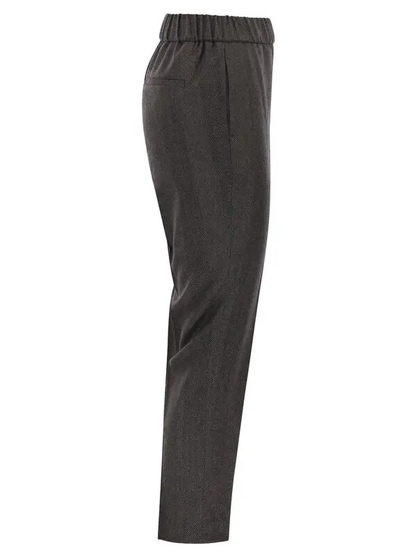 Peserico Elasticated Waistband Tailored Pants