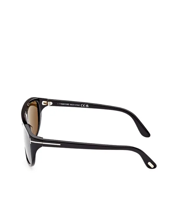 TOM FORD Rectangle Frame Sunglasses - Black
