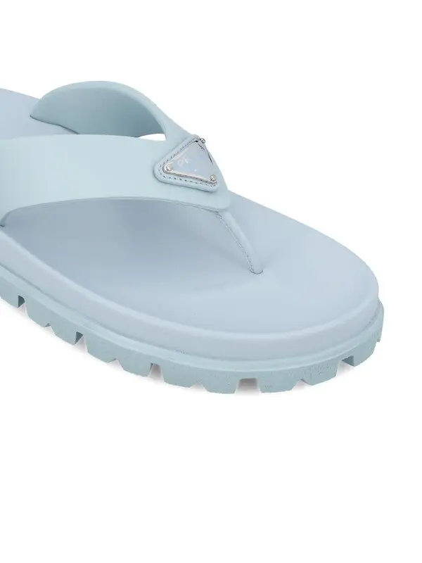 Prada Rubber Thong Sandals