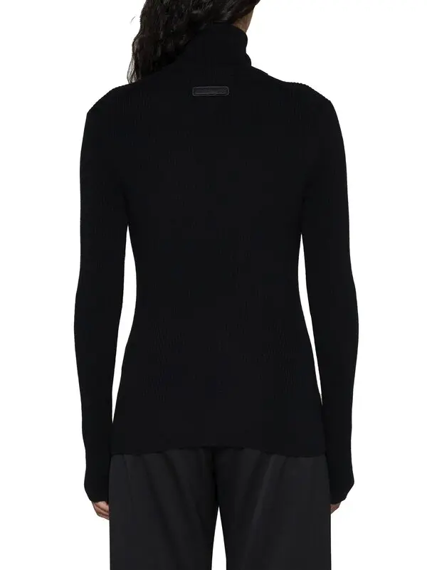 Canada Goose Turtleneck Knit Top - Black