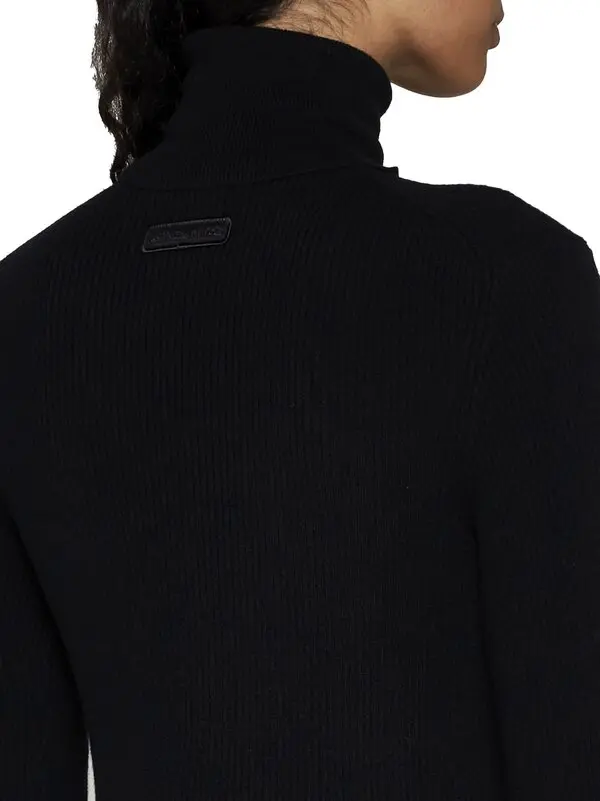 Canada Goose Turtleneck Knit Top - Black