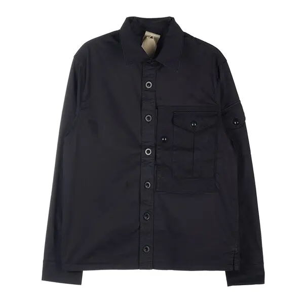 TEN C Long-sleeved Shirt - Black