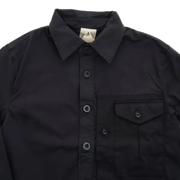 TEN C Long-sleeved Shirt - Black