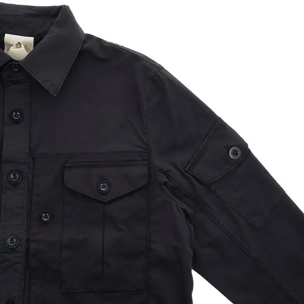 TEN C Long-sleeved Shirt - Black