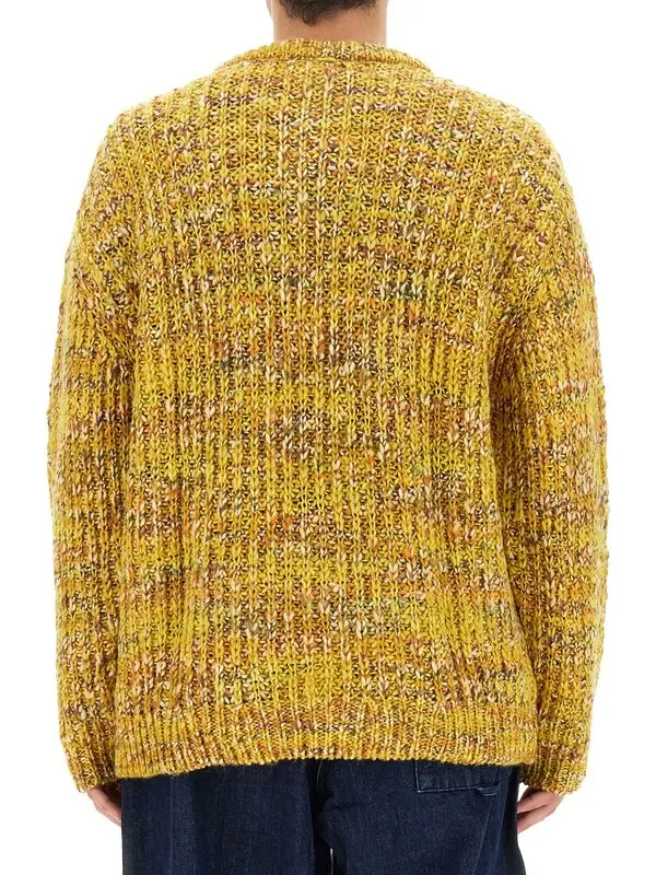 You Must Create Textured Round Neck Long Sleeve Sweater