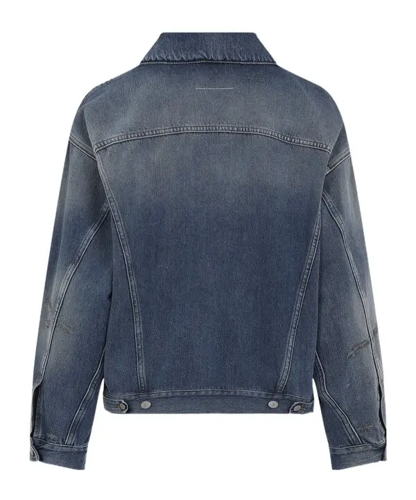 MAISON MARGIELA Distressed Denim Trucker Jacket