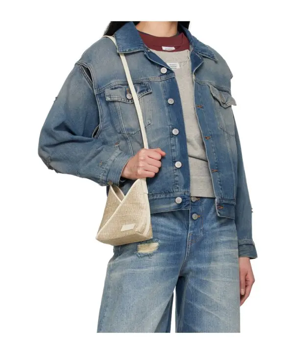 MAISON MARGIELA Distressed Denim Trucker Jacket