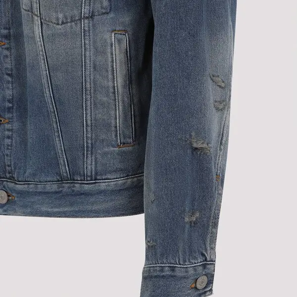 MAISON MARGIELA Distressed Denim Trucker Jacket
