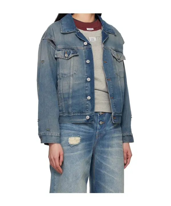 MAISON MARGIELA Distressed Denim Trucker Jacket