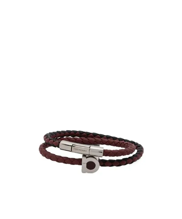 FERRAGAMO Gancini Bracelet - Black