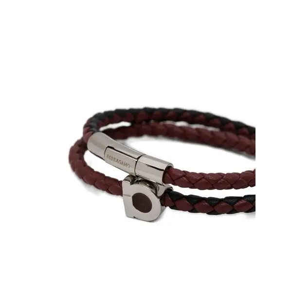 FERRAGAMO Gancini Bracelet - Black