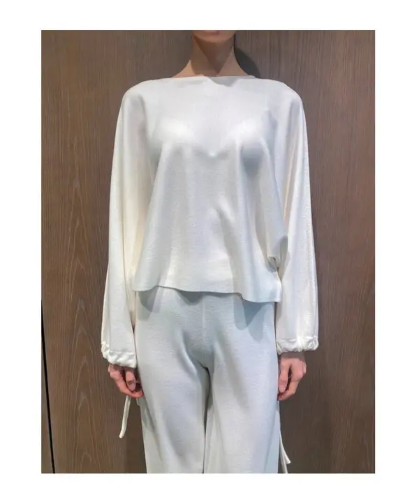 Max Mara Crewneck Long-sleeved Jumper - White