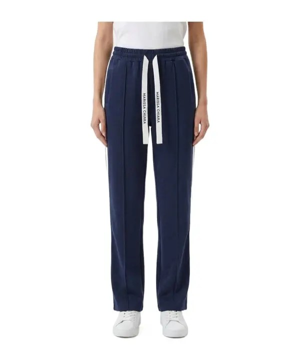 Marissa Chiara Drawstring Sweatpants With Vertical Stripe Detailing