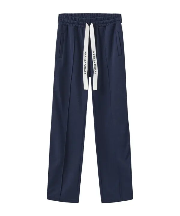 Marissa Chiara Drawstring Sweatpants With Vertical Stripe Detailing