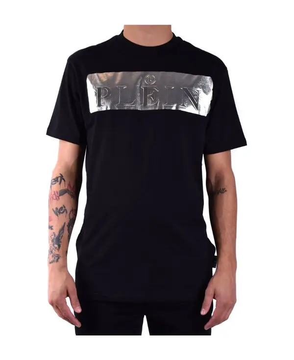 Philipp Plein Metallic-detail Logo T-shirt