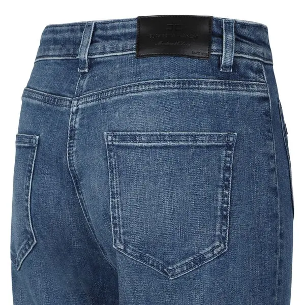 Elisabetta Franchi Logo Plaque Boot Cut Jeans - Blue
