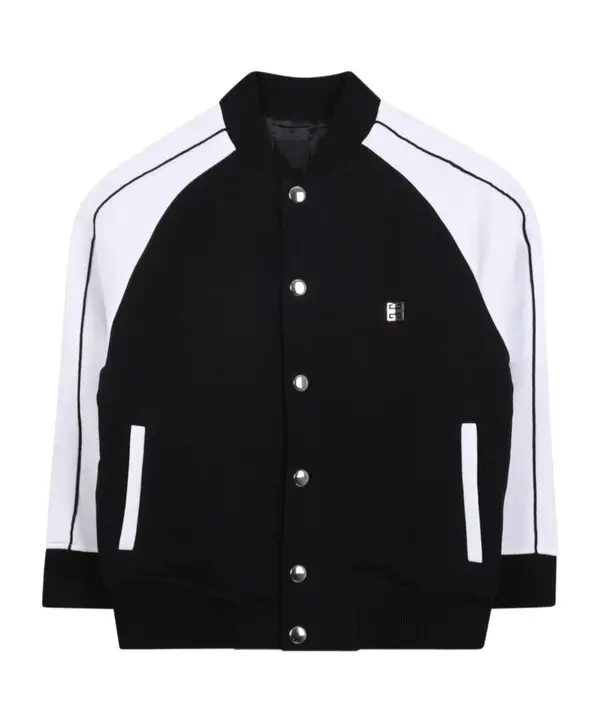 Givenchy Contrast-panel Bomber Jacket - Black