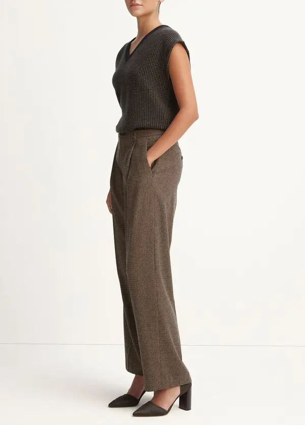 Vince Pleated Wool Trousers