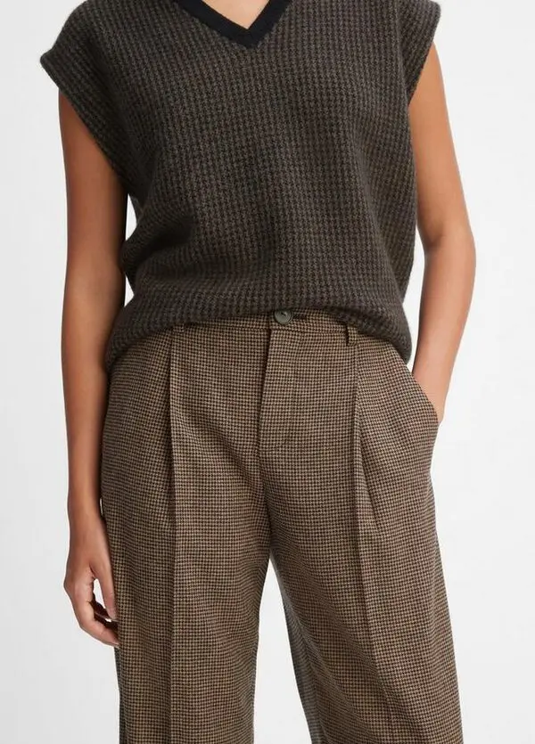 Vince Pleated Wool Trousers
