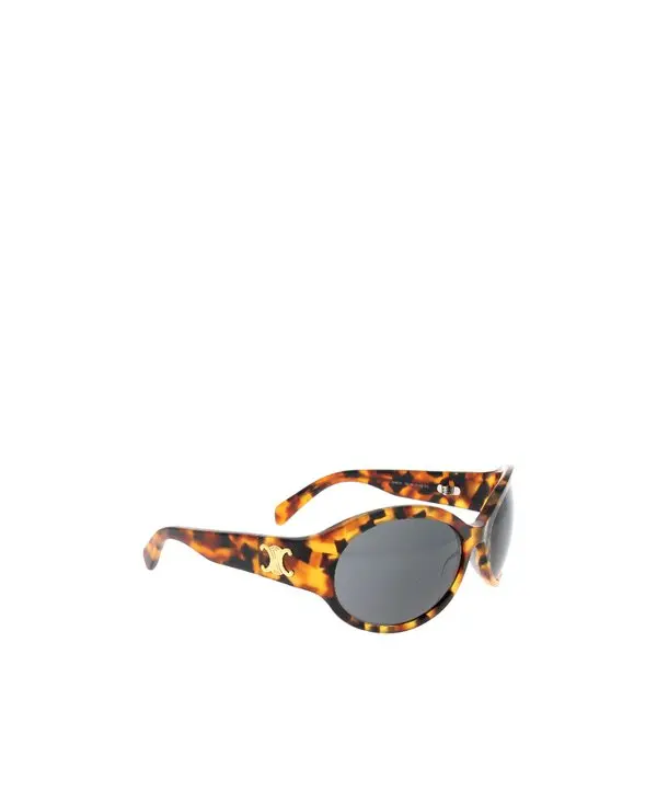 Celine Triomphe Wraparound-frame Sunglasses
