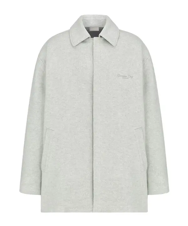 Dior Knit Coat With Zipper Opening