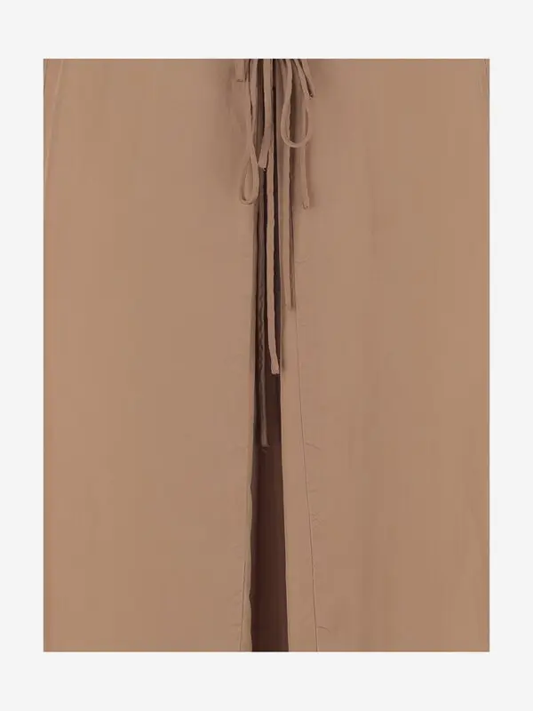 Dries Van Noten Ruffled Maxi Dress - Nude